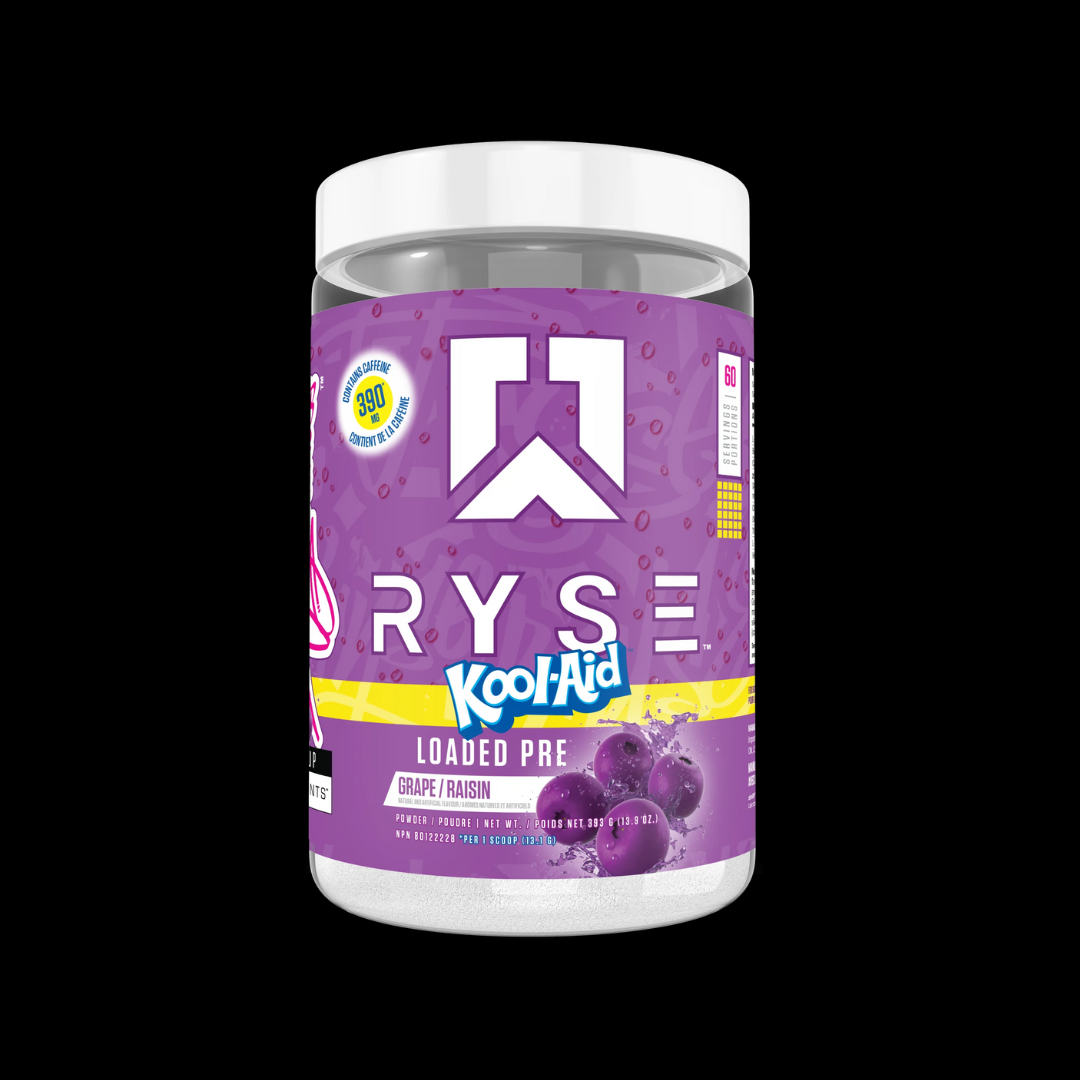RYSE Loaded Kool Aid Grape Pre Workout 30 Servings – The Supplement House